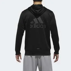 Adidas Hooded Zip-up Knit Track Jacket
