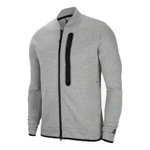 Nike Tech Fleece Stand Collar Jacket - Grey