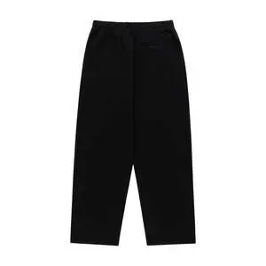 SP5DER Rhinestone Script Wide Leg Sweatpant - Black
