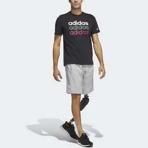 Adidas Multilinear Sportswear Graphic Short Sleeve T-shirt 'black - Black/multi-color