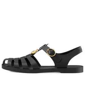 Gucci Rubber Buckled Sandal