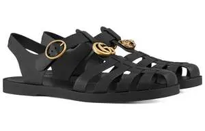 Gucci Rubber Buckled Sandal