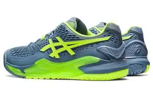 Asics Gel Resolution 9 Tennis Shoe - Blue/green