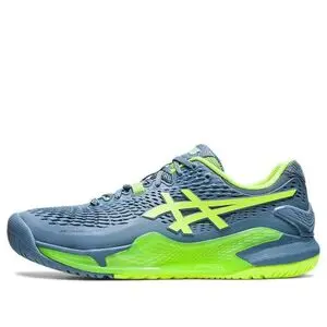 Asics Gel Resolution 9 Tennis Shoe - Blue/green