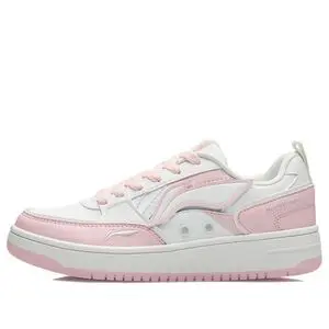 LI-NING Classic Leisure Sneakers - White/pink