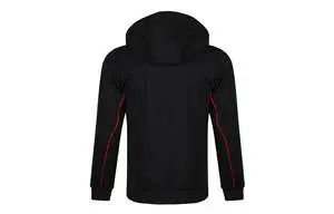 Adidas Zip-up Hooded Sports Jacket With Embroidered Detailing