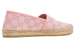 Gucci Gg Monogram Espadrilles - Pink/brown