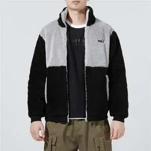 PUMA Sherpa Zip-up Jacket - Black