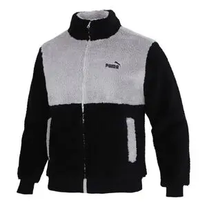 PUMA Sherpa Zip-up Jacket - Black