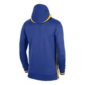 Nike X Nba Golden State Warriors Showtime Full-zip Hoodie - Navy