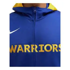 Nike X Nba Golden State Warriors Showtime Full-zip Hoodie - Navy