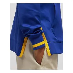 Nike X Nba Golden State Warriors Showtime Full-zip Hoodie - Navy