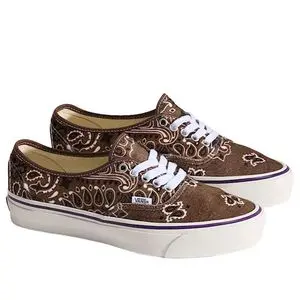 VANS Premium Authentic "brown Purple White" Sneakers - Brown/purple/white