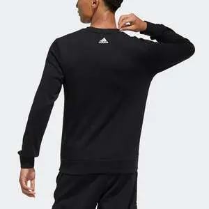 Adidas Fi Swt Ft Bos Logo Printing Sports Round Neck Pullover