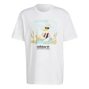 Adidas Originals Adventure Graphic Tee - White