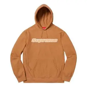 Supreme Chenille Hooded Sweatshirt - Brown