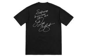 Supreme Buju Banton Tee Reggae Character Printing Short Sleeve - Black