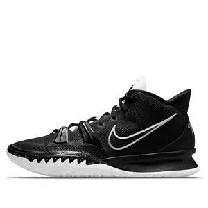 Nike Kyrie 7 Tb Mid Top Basketball Sneakers - Black/white