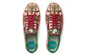 Gucci Tennis 1977 Shoes - White/red/green