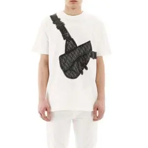 Dior Compact Spinning Cotton Saddle Bag Print T-shirt