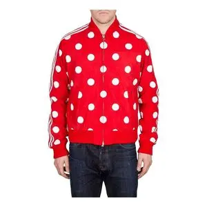Adidas X Pharrell Polka Dot Leather Track Jacket