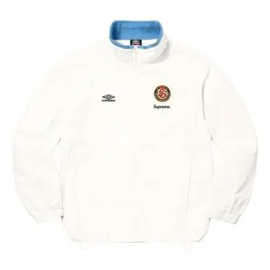 Supreme X Umbro Cotton Ripstop Track Jacket - White/black