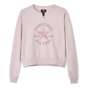 CONVERSE Chuck Taylor Patch Crewneck Sweatshirt - Pink
