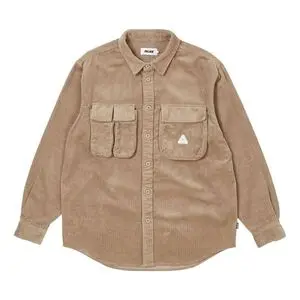 PALACE Fw22 Cargo Cord Shirt - Brown