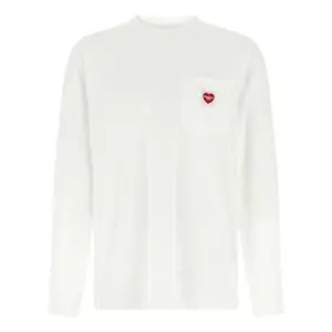 Carhartt Work In Progress Pocket Heart Long Sleeve T-shirt - White