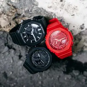 Casio G-shock Analog-digital Watch - Red