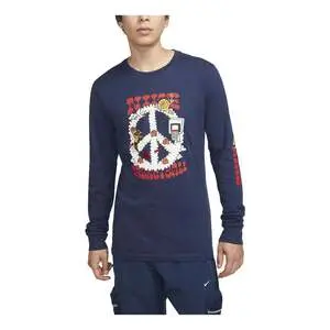 Nike Long Sleeve Graphic T-shirt - Navy