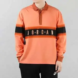 JORDAN Air Long Sleeve Collared Polo Shirt