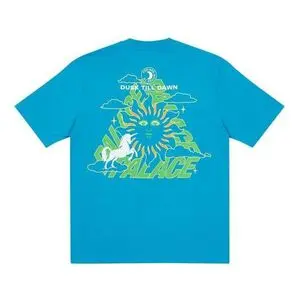 PALACE Fw21 Da One T-shirt Petrol - Blue
