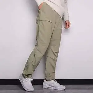 CONVERSE Solid Color Woven Straight-leg Casual Pants - Default Color