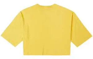CONVERSE Notebook Doodle Os Crop Tee Gold Straw - Yellow