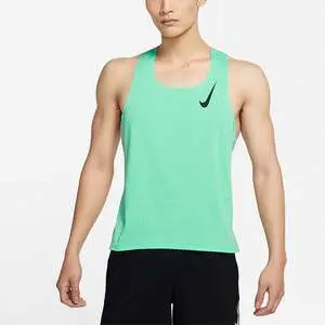 Nike Aeroswift Breathable Training Sports Running Vest - Green