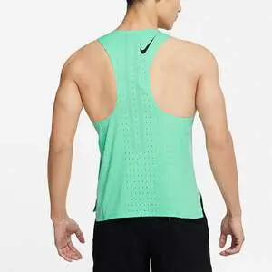 Nike Aeroswift Breathable Training Sports Running Vest - Green