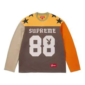 Supreme X Playboy Long Sleeve Football T-shirt - Multicolor