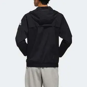 Adidas Lightweight Hooded Windbreaker Jacket