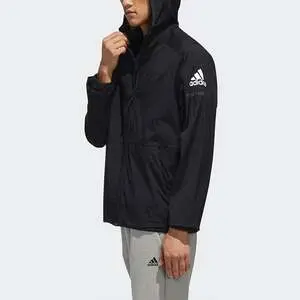 Adidas Lightweight Hooded Windbreaker Jacket