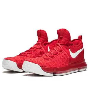 Nike Kd 9 "varsity Red" Basketball Sneakers - Red/white