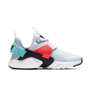 Nike Huarache City Low Sneakers - Gray/light Green/dark Red