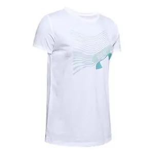 Under Armour Branded Training Sports Short Sleeve T-shirt - White