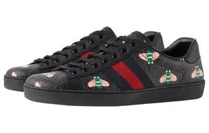 Gucci Ace Bee Print Sneakers