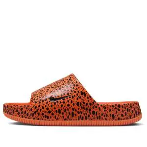 Nike Calm Slides Safari Orange - Orange/black
