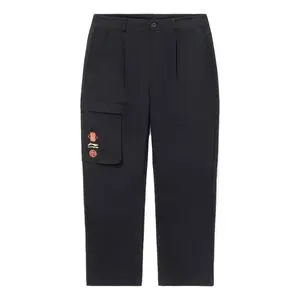 LI-NING Graphic Straight Leg Pants - Black/multi-color