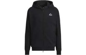 Adidas Splicing Hooded Zipper Jacket