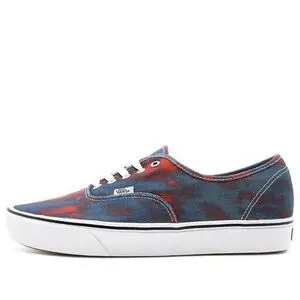 VANS Comfycush Authentic "in Bloom" Low Top Sneakers - Blue/red