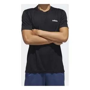 Adidas D2m Pl Tee Sports Short-sleevetee - Black