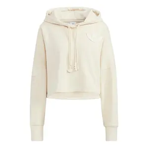 Adidas Originals Adicolor Cropped Hoodie - Beige